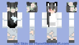 ripped jeans Minecraft Skin