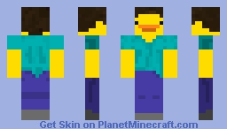 duck steve Minecraft Skin
