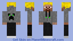dude with hoodie Minecraft Skin