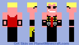 Duke Nukem Minecraft Skin