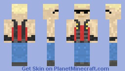 Duke Nukem Minecraft Skin