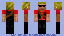Duke Nukem Minecraft Skin