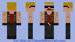 Duke Nukem Minecraft Skin