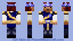 Blue Nation Duke Minecraft Skin