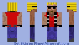 Duke nukem Minecraft Skin