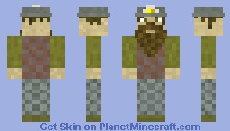 Mining dwarf / Miner Minecraft Skin