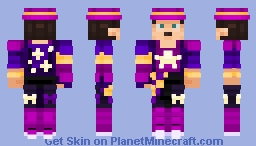 Dwittyy Shine Brighter x Klyx Purple Pythons Minecraft Skin