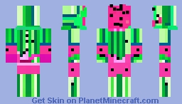 Watermelon Man Minecraft Skin