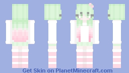 pastel watermelon Minecraft Skin