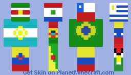 South America/Middle East Minecraft Skin