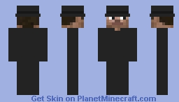steve is black Minecraft Skin