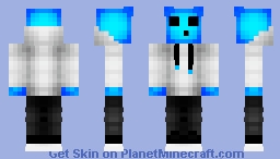 blue slime boy Minecraft Skin
