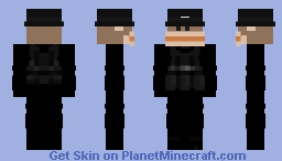 Black Monkey Bulletproof Vest Minecraft Skin