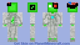 blue tiny crewmate Minecraft Skin