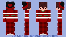 Christmas Winter Cold Boy Man Skin - Red Minecraft Skin