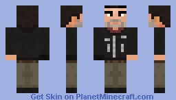 Negan Updated Minecraft Skin