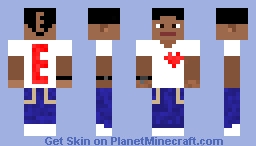 KISS SHIRT (E) Minecraft Skin