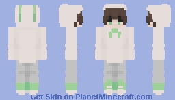 Bunny (Green) // Boy Minecraft Skin