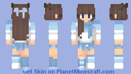 Ice girl Minecraft Skin