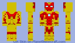 Iron Man (Mk5) Custom Minecraft Skin