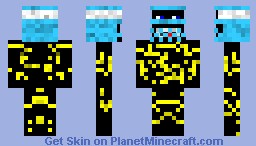 Electron man w/ Helmet Minecraft Skin