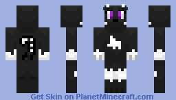 Midnight the cat Minecraft Skin
