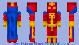 Red Tornado II | DC Comics Minecraft Skin