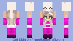 Elaina Pink Petsitter - Collab with @JettUfema on twitter Minecraft Skin