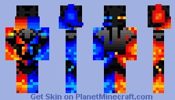 Gamer Elemental Enderman Minecraft Skin