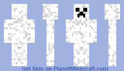 Elemental Snow Creeper Minecraft Skin