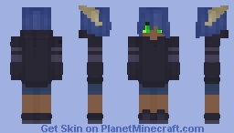 Phantom Hybrid Girl Minecraft Skin