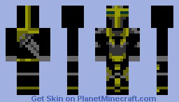 Elite Black Knight Minecraft Skin