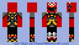 Elmo With Custom Stinger Armour Minecraft Skin
