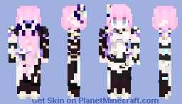 𝓔𝓛𝓨𝓢𝓘𝓐 𝓜𝓘𝓢𝓢 𝓟𝓘𝓝𝓚 𝓔𝓛𝓕 ♪ Elysia Honkai Impact 3rd 64× Minecraft Skin
