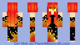 Ember Maiden Minecraft Skin