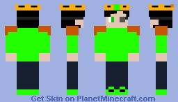 Emeraldkinq (PMC in LittleTravisaincBlockyCube's PMC Lore) Minecraft Skin