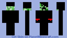Emo Creeper Minecraft Skin