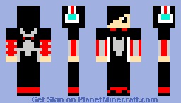 Listening to music Minecraft Skin