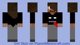 Emo Steve. Minecraft Skin