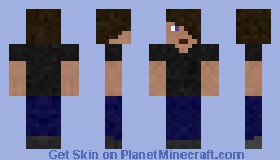 Emo Steve Minecraft Skin
