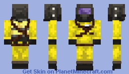Lethal Employee: Hazard Suit Minecraft Skin