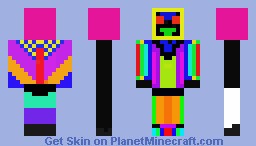 Colorful Minecraft Skin