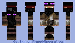 Enderman hunter/Explorer Minecraft Skin