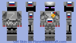 Russian Super Soilder Enderman Minecraft Skin
