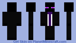 enderman in a suit Minecraft Skin
