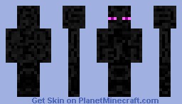 enderman purple eye Minecraft Skin