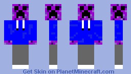 creeper purple Minecraft Skin