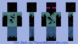 rare enderman Minecraft Skin