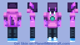 GumDropolotl | Endolotl version (Hive Styled) Minecraft Skin