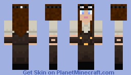Engineer Girl (Goggles included!) Minecraft Skin